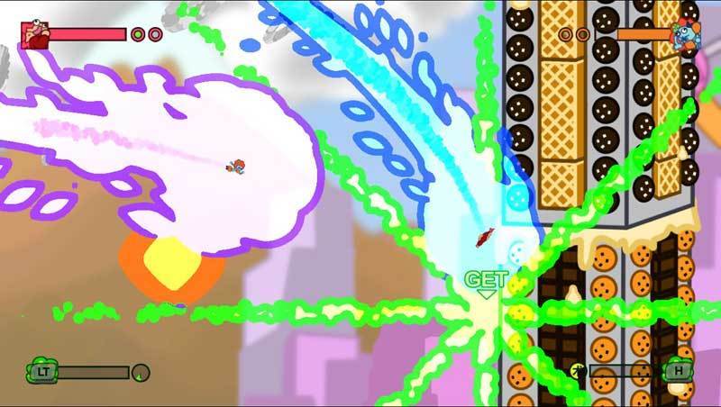 STEAM 新作デモ版『Fly Punch Boom: First Impact!』某アニメ風に派手な空中バトルを繰り広げる！ 2D対戦 ...