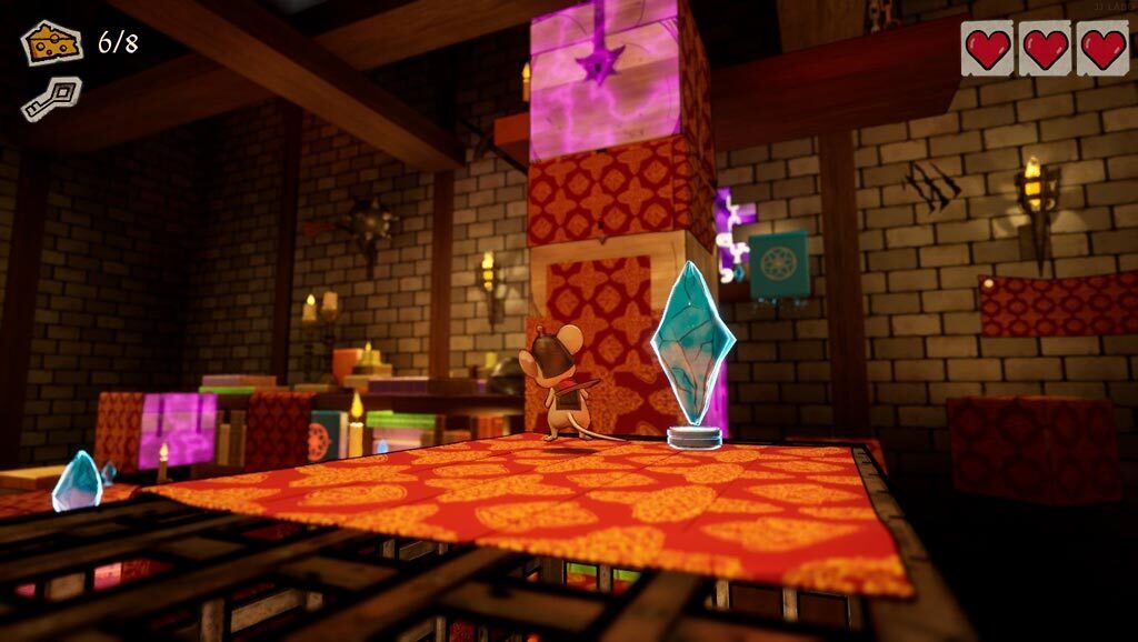 STEAM力作・無料ゲーム『Kneedle Knight』ネズミ騎士 × 布に変化できる能力が楽しい☆ 美麗／短編3Dプラットフォーマー ...