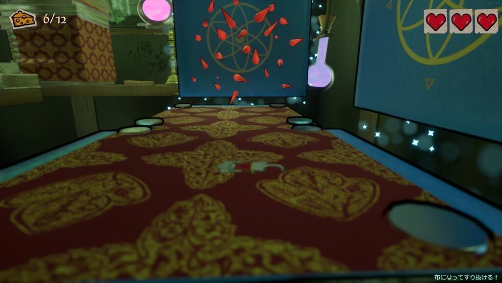 STEAM力作・無料ゲーム『Kneedle Knight』ネズミ騎士 × 布に変化できる能力が楽しい☆ 美麗／短編3Dプラットフォーマー ...